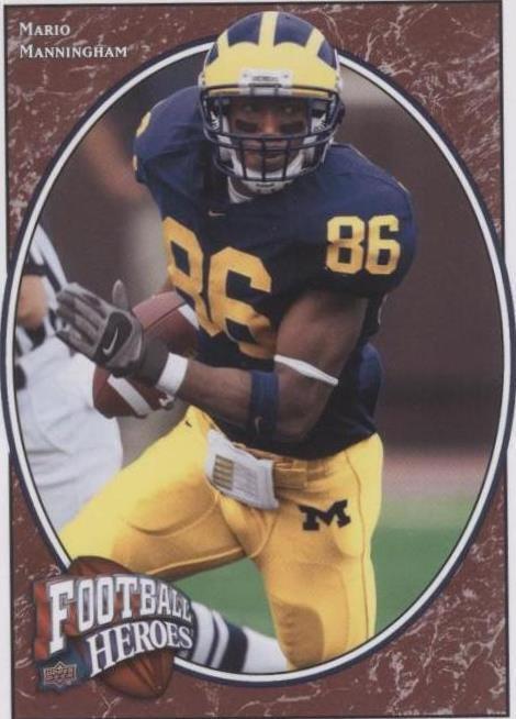 2008 Upper Deck Football Heroes - Rookie Heroes Mario Manningham #177 ...