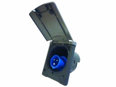 Fawo 240V Magnetic Mains Inlet EHU Anthracite Grey Camper Van Caravan ...