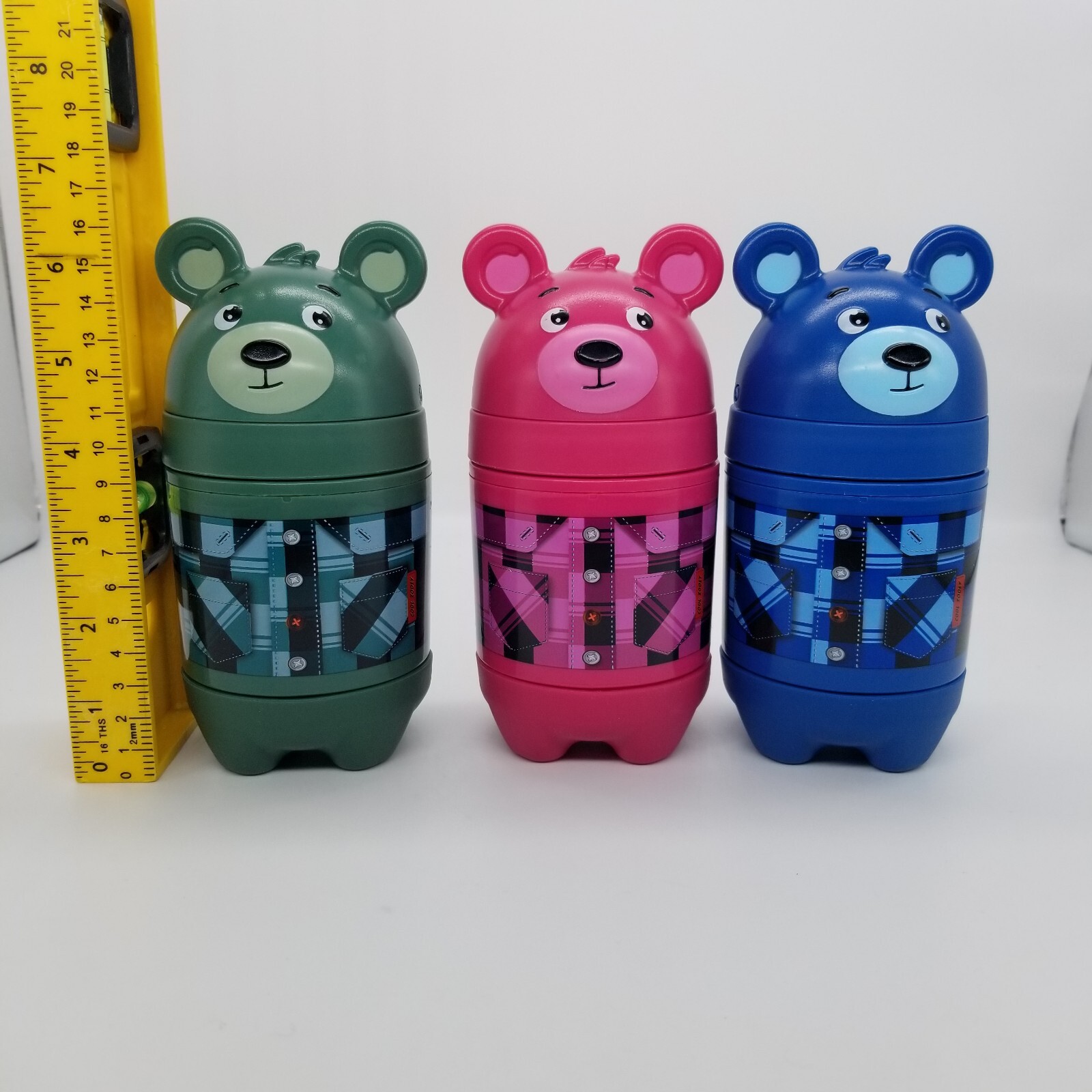 Cool Gear 8 Fluid Ounces Cool Zooey Bear Snack container Set of 3 ...