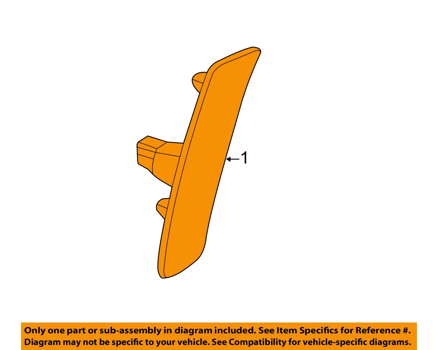 GM OEM 14-24 ATS Front Lamps Side Marker Lamps-Side Marker Lamp ...