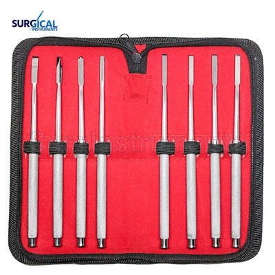 Bone Chisels Set of 8 Pcs Surgical & Dental Instruments Kit German ...