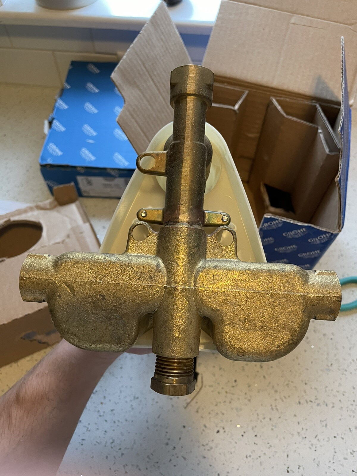 Grohe 34126000 GROHTHERM 1/2-In THERMOSTATIC Shower Mixer Rough-in with ...