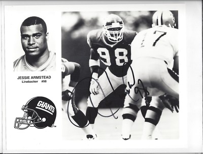 Jessie Armstead Autographed 8X10" Photo New York Giants | eBay