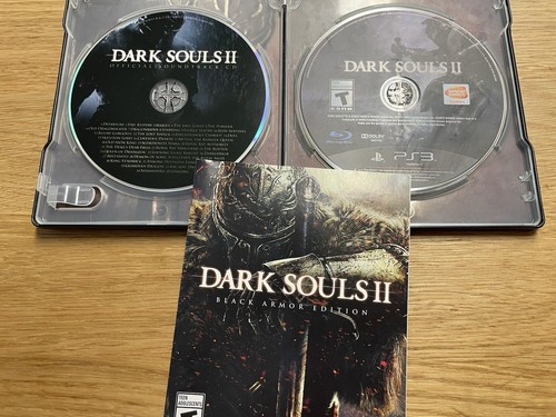Dark Souls II Black Armor Edition Sony PlayStation 3 PS3 Steelbook W ...