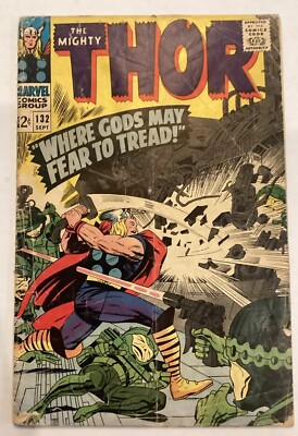 Thor 132 1st Appearance EGO the Living Planet - 1966 | eBay