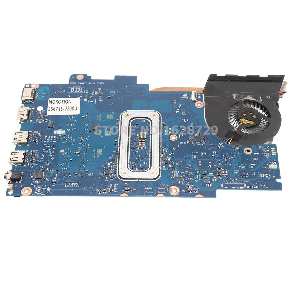 LA-D802P For DELL 15 5567 17 5767 Laptop Motherboard With I5-7200U CPU ...