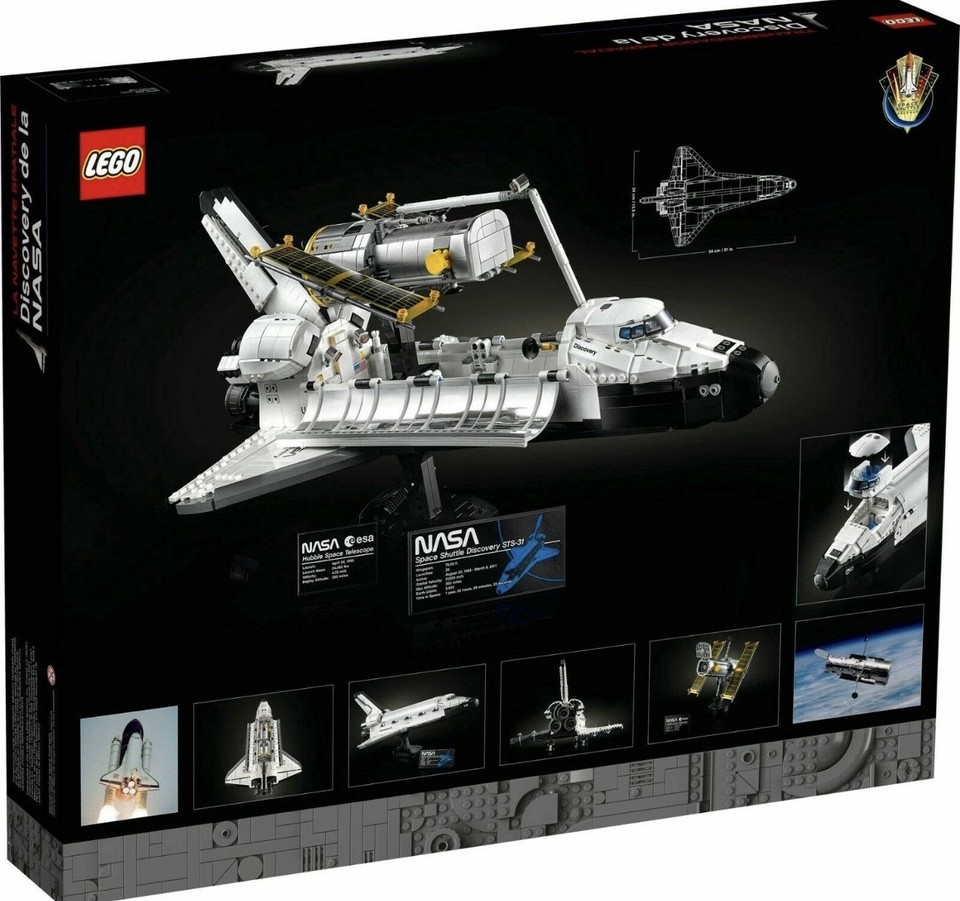 Lego Shuttle 10283 Expert NASA Space Shuttle Discovery & Hubble ...