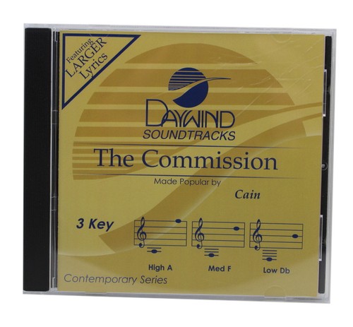 The Commission Made Popular Cain NEW CD Accompaniment | eBay
