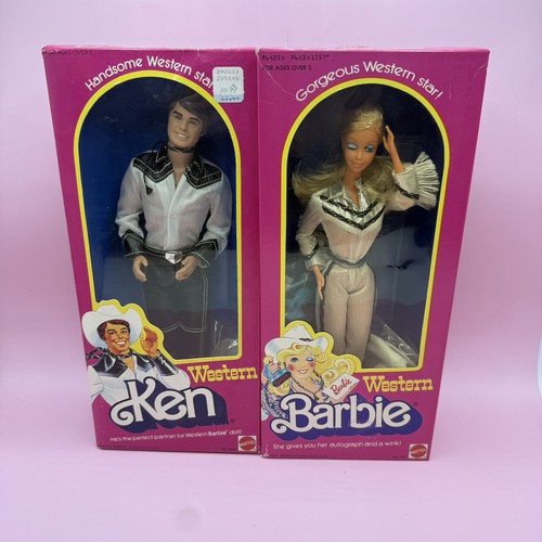 Barbie 1980 Western Winking Barbie & Ken Doll 1757 NIB NRFB | eBay