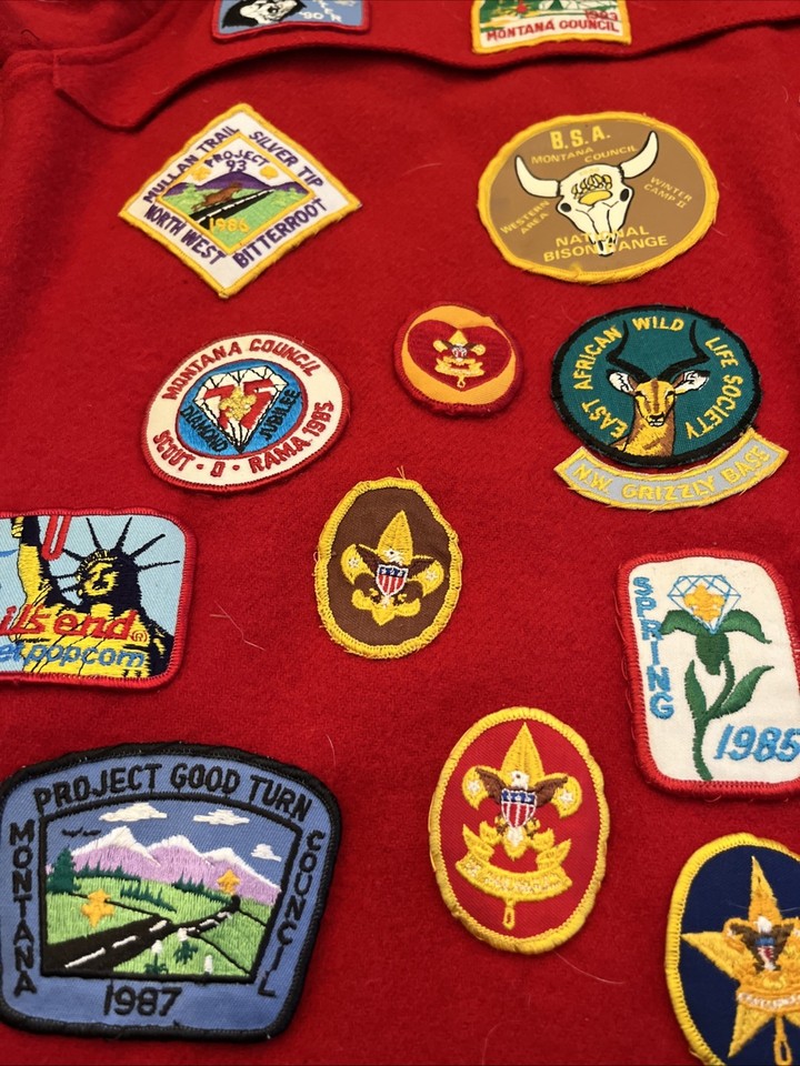 Huge Antique Vintage BOY SCOUTS LOT • PATCHES Books HAT Belt 1910s ...