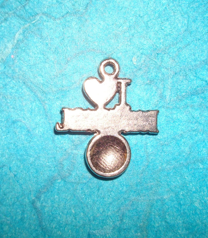 Pendant Baseball Charm World Series Charm I Love Baseball Charm Sports ...