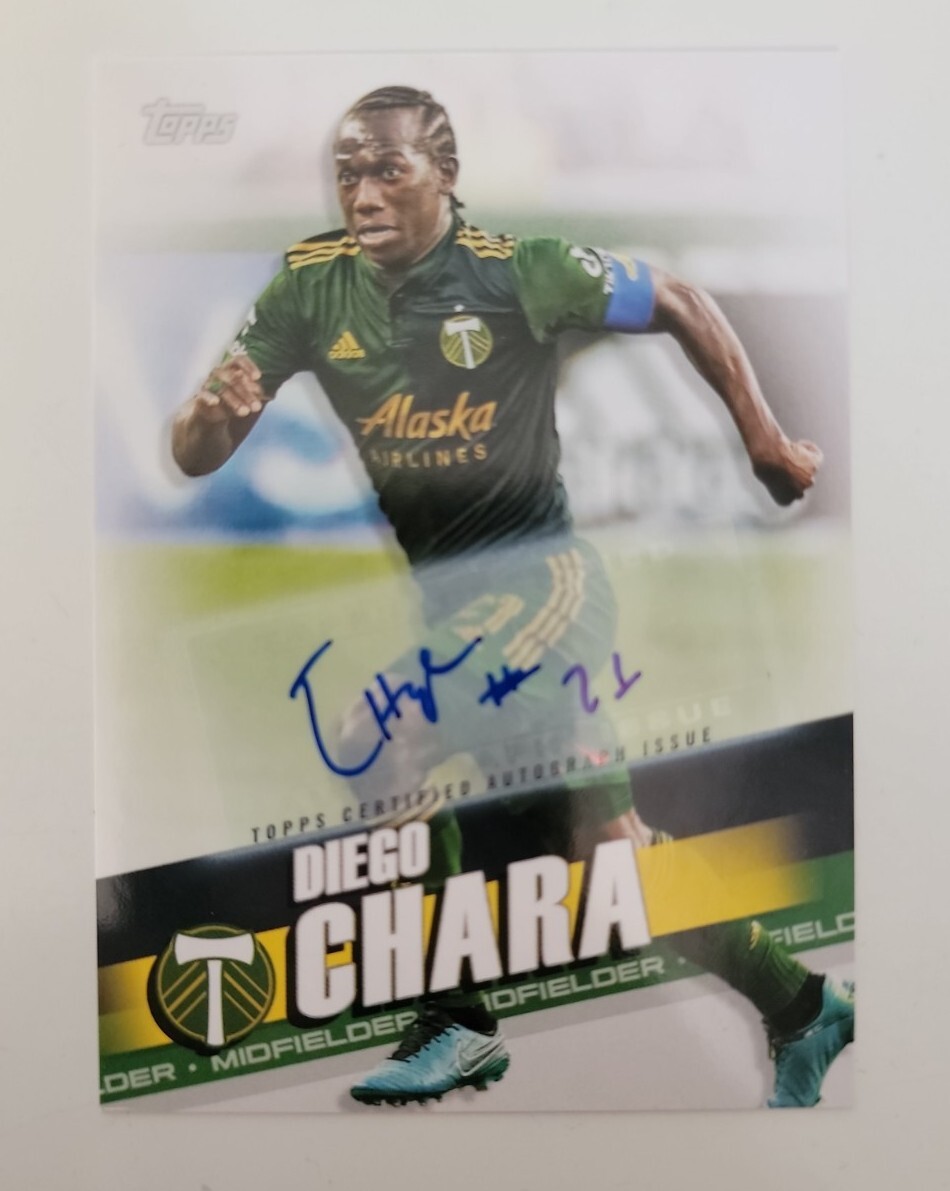 2022 Topps MLS Soccer Auto Autograph Diego Chara Timbers | eBay
