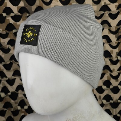 NEW Planet Eclipse Worker Roll Beanie - Light Grey | eBay