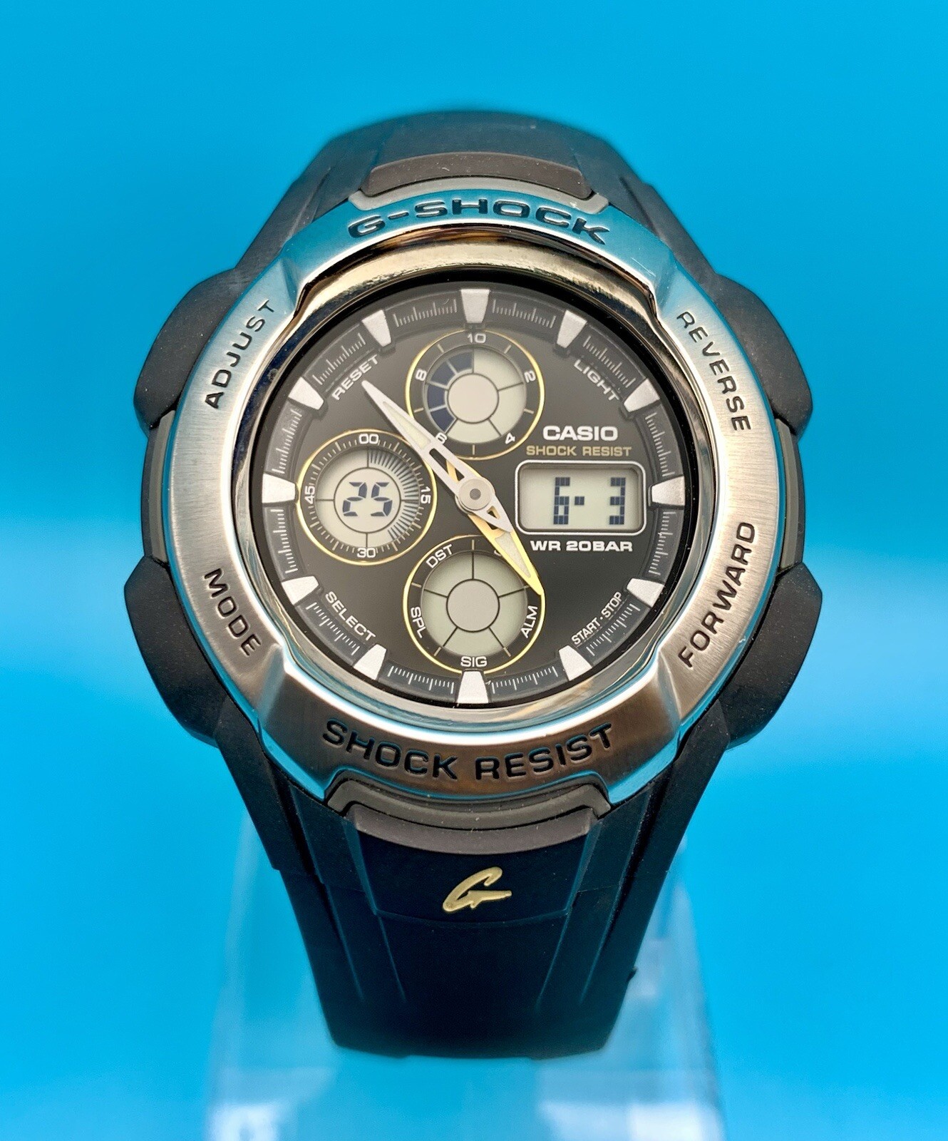 CASIO VINTAGE G-SHOCK G-601-1A 2003 - Gem