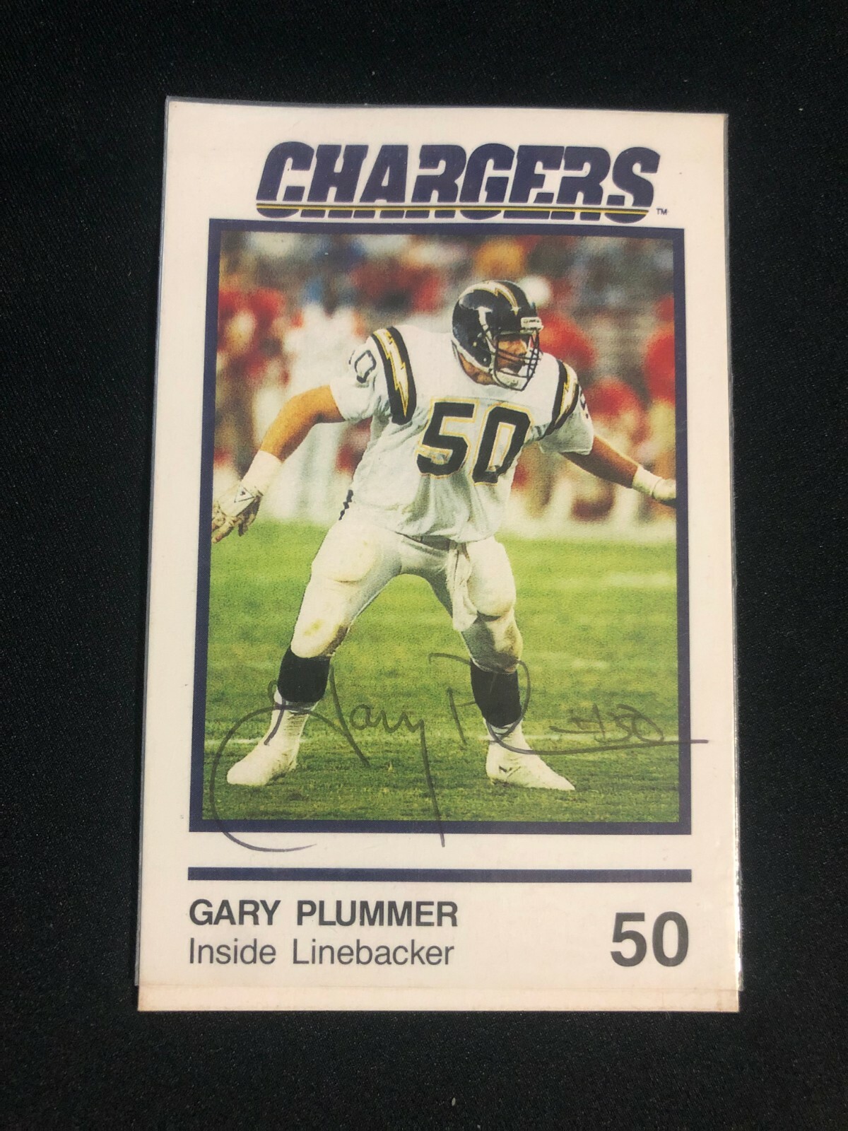 1989 LOUIS RICH SIGNED/AUTO POLICE SERIES SAN DIEGO CHARGERS - GARY ...