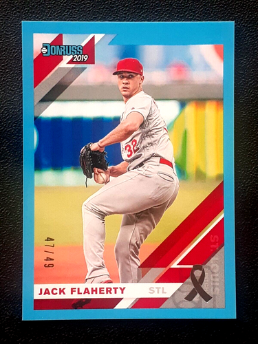 JACK FLAHERTY 2019 DONRUSS FATHER'S DAY RIBBON NO 176 #47/49 32328 | eBay