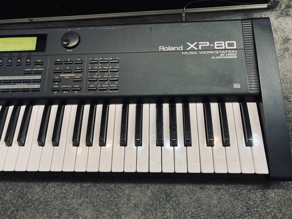 Roland XP-80 Synthesizer Keyboard Music Workstation Used Tested Japan ...
