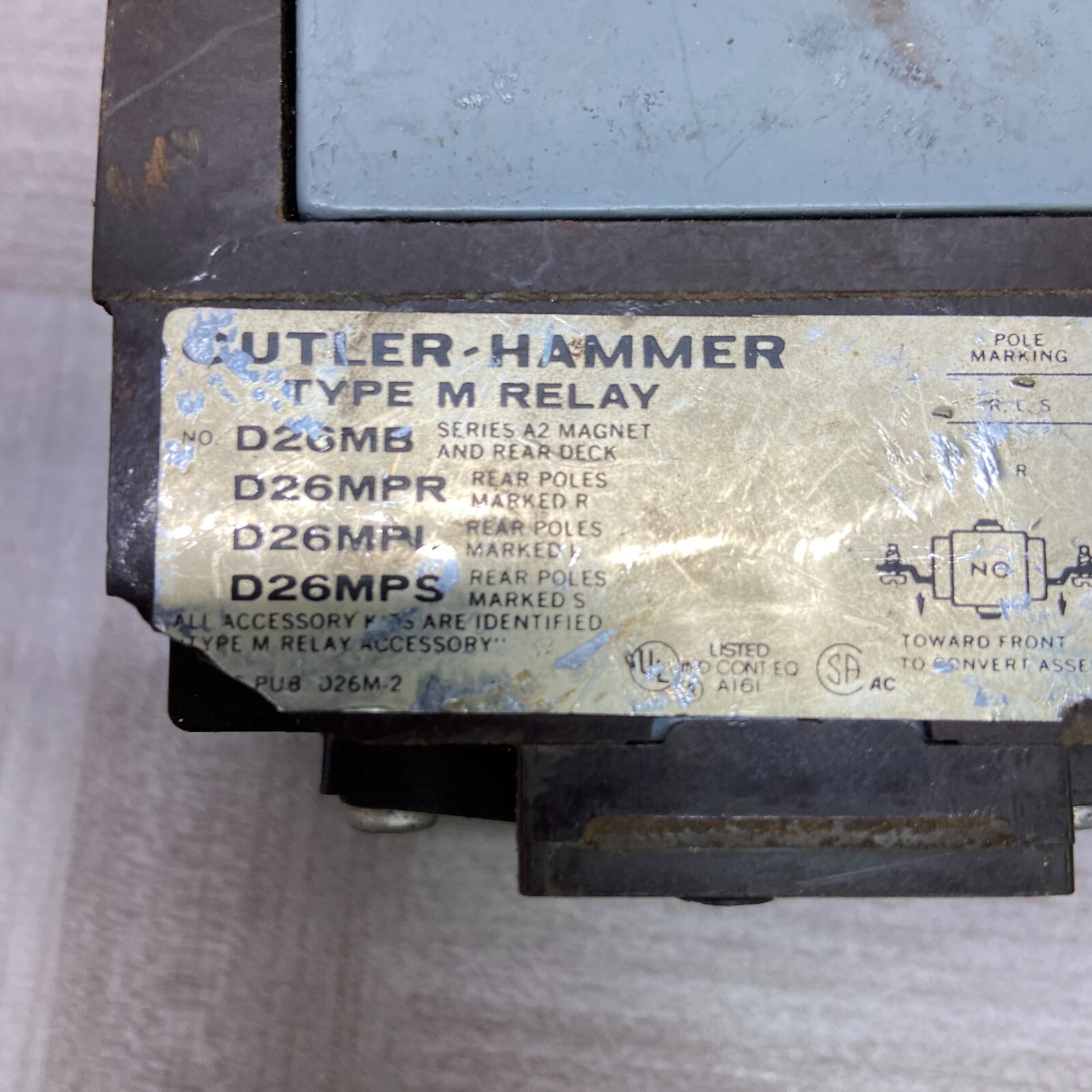 EATON D26MB D26 Latched Relay Type M Multipole 600V | eBay