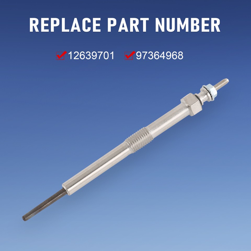 8Pcs 9G Glow Plug For LMM LML LBZ Silverado Sierra Duramax 6.6L ...