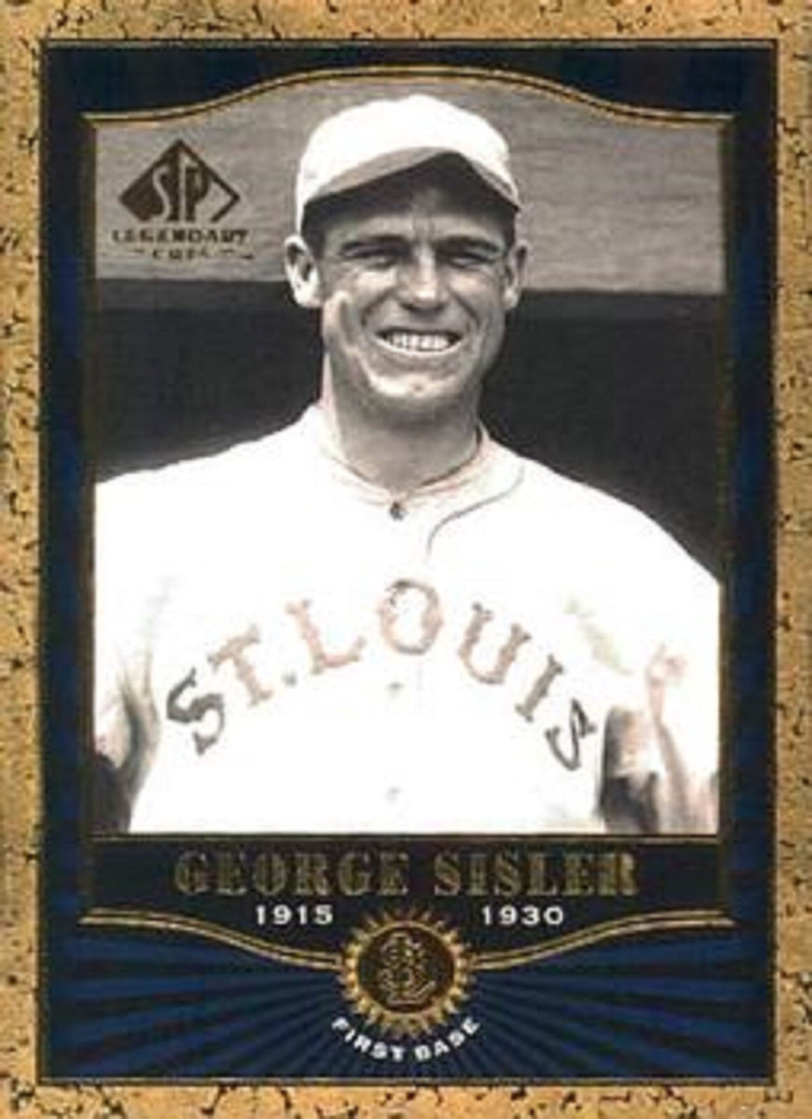 2001 SP Legendary Cuts #10 George Sisler St. Louis Browns HOF | eBay