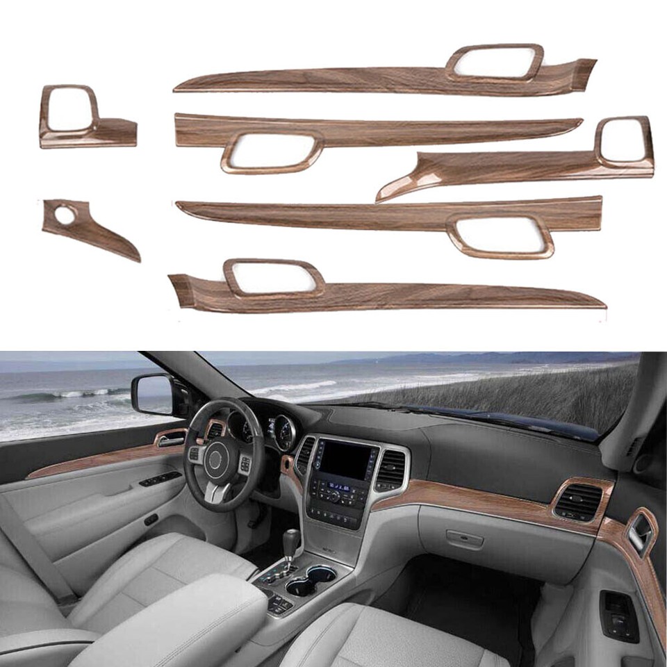 INTERIOR FULL DECOR OVERLAY SHELL COVER TRIM BEZEL FOR JEEP GRAND ...