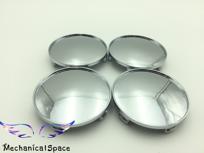 4pcs Universal Chrome Car Auto Truck Wheel Center Hub Cover Caps 68mm ...