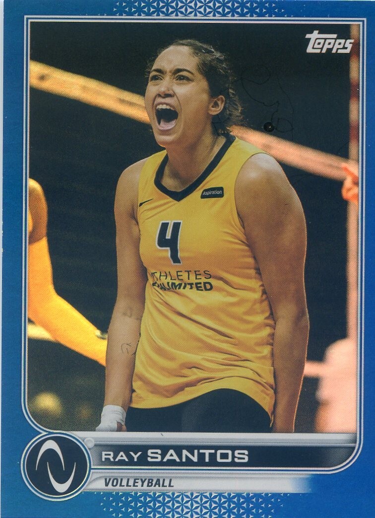 2023 Topps Athletes Unlimited RAY SANTO #47 BLUE FOIL /99 VOLLEYBALL | eBay