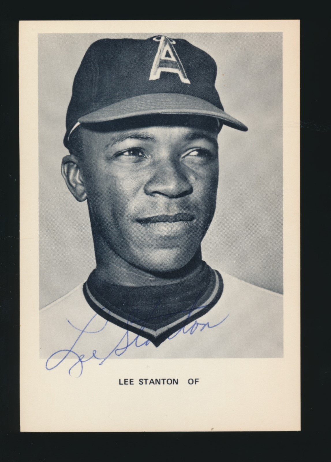 1974 California Angels Team Issue -LEROY "LEE" STANTON *Autographed* d ...