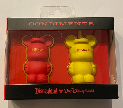NEW Disney Pin Set of 2. 3D Vinylmation Pins. Condiments Ketchup and ...
