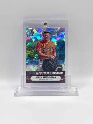 Adley Rutschman 2021 Bowman Chrome RARE ATOMIC #/150 Summer Camp Rookie ...