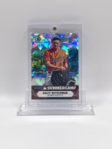 Adley Rutschman 2021 Bowman Chrome RARE ATOMIC #/150 Summer Camp Rookie ...
