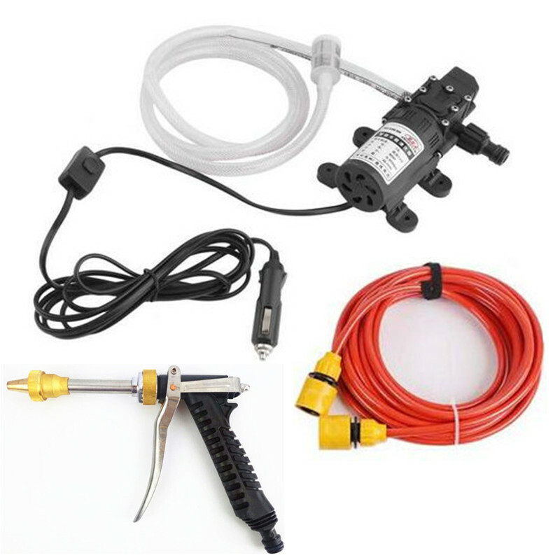 12V High Pressure Car Electric Washer Wash Pump Set Portable washing ...