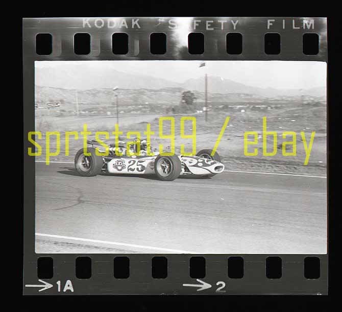 Lloyd Ruby #25 Mongoose/Ford @ 1967 USAC Rex Mays 300 - Vtg Race ...