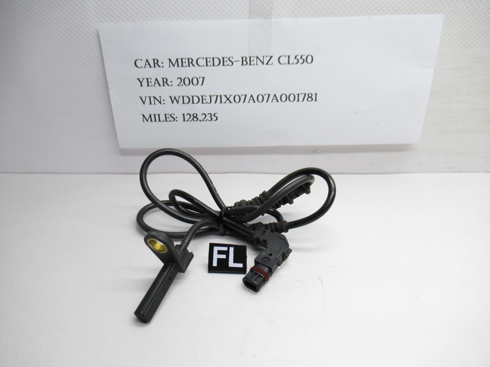 07-14 MERCEDES CL550 FRONT LEFT SUSPENSION ABS SPEED SENSOR A 221 540 ...