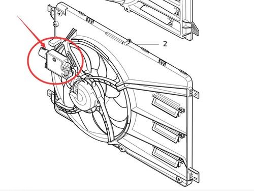 Electric Fan Control Unit Fit For Volvo S60 S80 V40 V60 XC60 XC70 ...