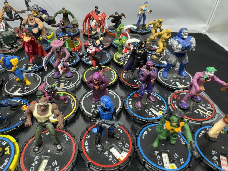 Marvel/DC Heroclix lot of 56 No Cards Look! | eBay