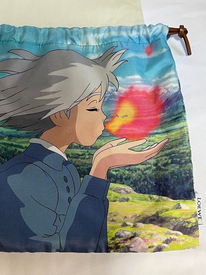 Loewe x Studio Ghibli Howl's Moving Castle Sophie Calcifer Drawstring ...