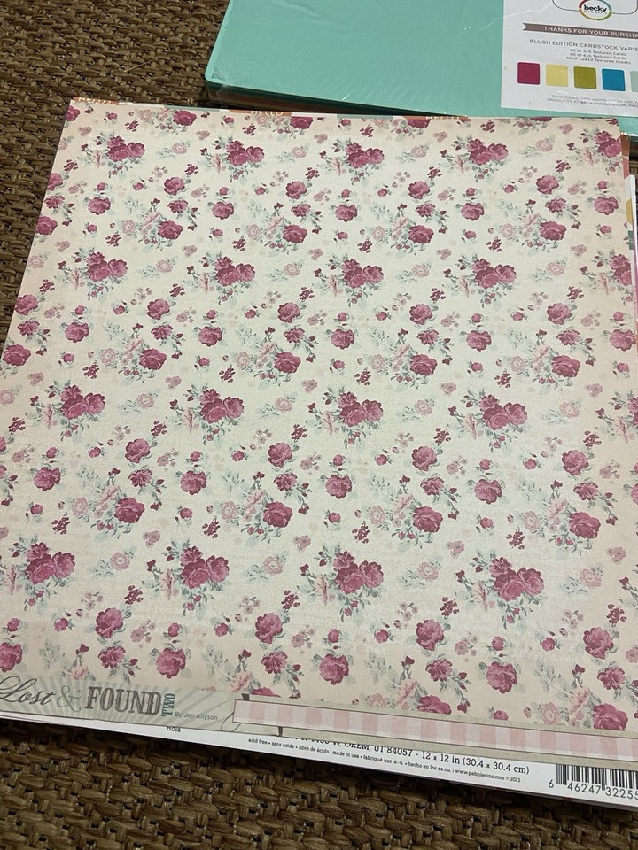 Designer Scrapbooking Paper & Cardstock Lot 12” X 12” Valentines Day ...