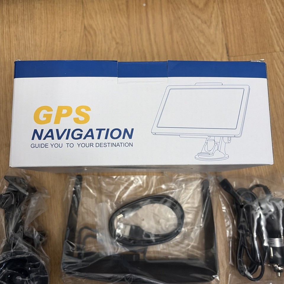GPS Navigation For Car/Truck Touch Screen Maps w/ Spoken Direction 7 ...