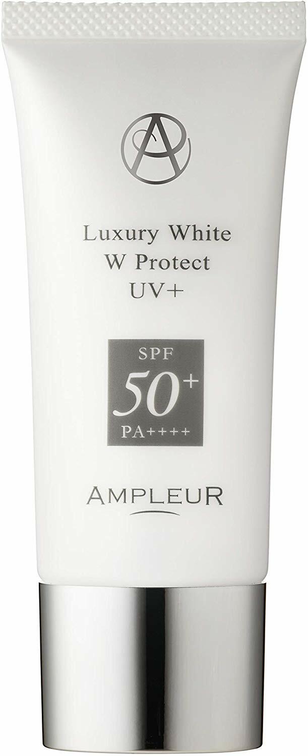 AMPLEUR Luxury White W Protect UV+ Plus Sunscreen Cream 30g SPF50+ PA ...
