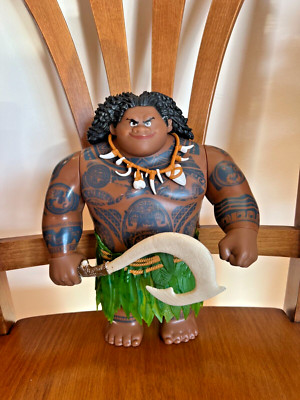 2015 Hasbro Disney Moana Maui Action Figure Doll 11” w/ Hook | eBay