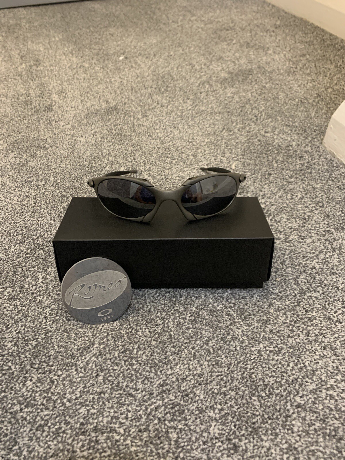 Oakley Romeo 1 X-Metal Vintage Sunglasses and extra genuine Rubber Set ...