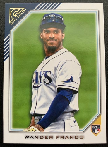 2022 TOPPS GALLERY WANDER FRANCO TAMPA BAY RAYS #55 BASE ROOKIE CARD NM ...