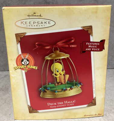 Hallmark 2004 Keepsake Ornament Deck The Halls! Tweety Looney Tunes ...