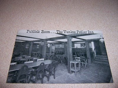 1951 PUBLICK ROOM at THE YANKEE PEDLAR INN HOLYOKE MA. VTG POSTCARD | eBay
