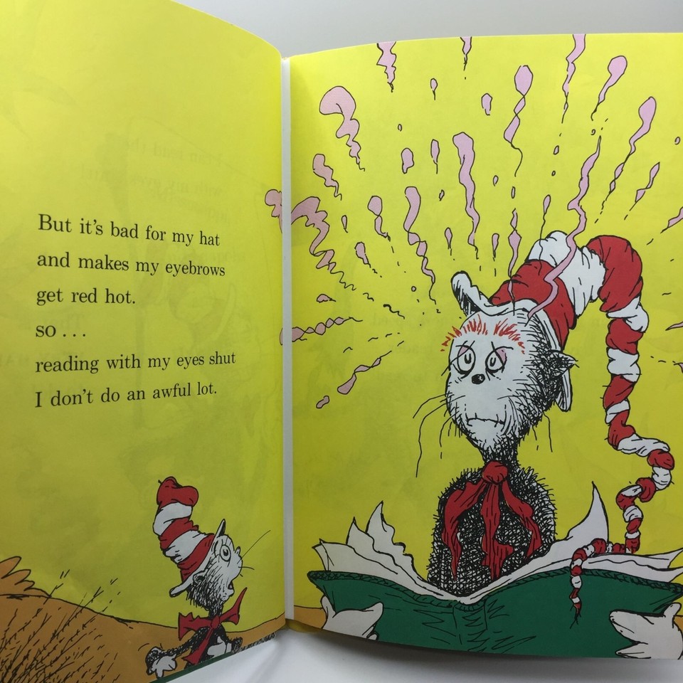 Dr Seuss I Can Read With My Eyes Shut Beginner Reader Book Hardback Cat ...