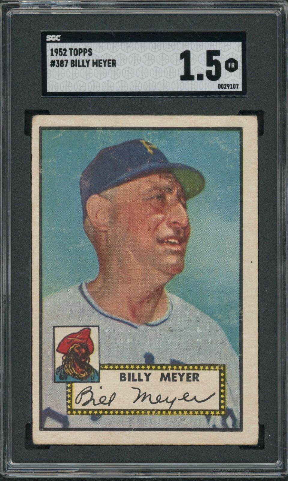 1952 Topps - High # #387 Billy Meyer for sale online | eBay