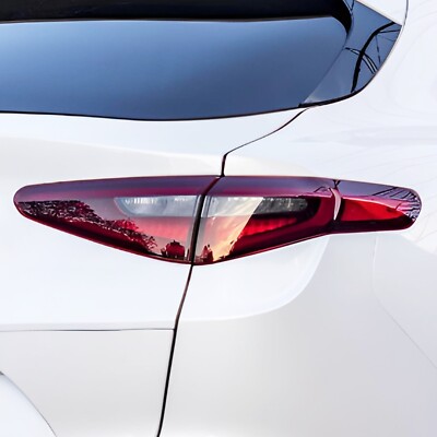 Fits Alfa Romeo Stelvio 2019-2025 Tail Light Precut Clear Bra PPF Film ...