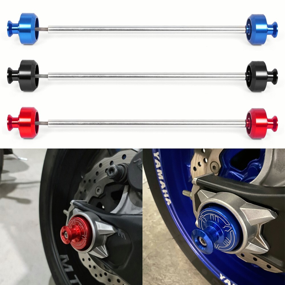 Wheel Axle Fork Crash Slider Swingarm Spools For YAMAHA MT07 FZ07 XSR ...