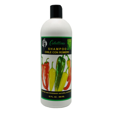 Cabellina Rosemary and Chili Pepper Shampoo. Stimulates Hair Growth. 32 ...